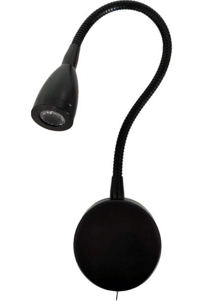 Yigit Led 12V Okuma Lambası Yat,karavan,marine 3W Günışığı Anahtarlı 25CM Sıpıral Siyah Yigit Led 12V Okuma Lambası Yat,karavan,marine 3W Günışığı Anahtarlı 25CM Sıpıral Siyah