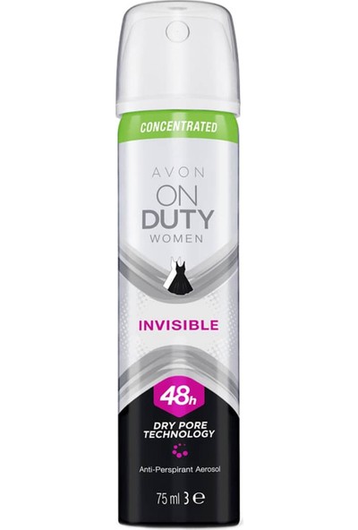 Avon On Duty Invisible Kadınantiperspirant Deodorant 75 ml Avon On Duty Invisible Kadınantiperspirant Deodorant 75 ml