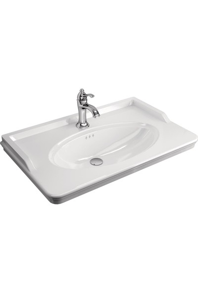 Kale Artdeco 80CM Etajerlı Lavabo