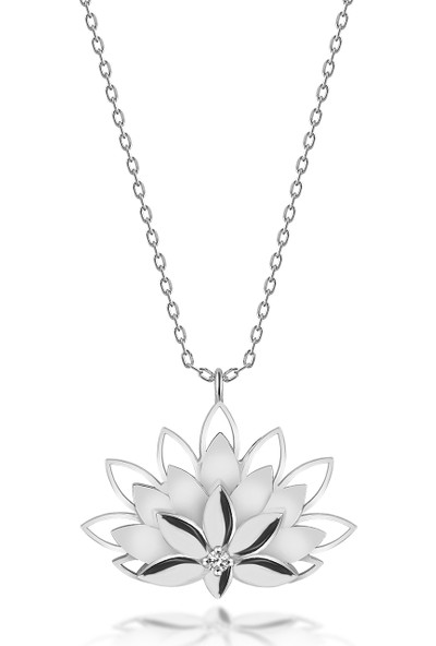 Diamine Pırlanta Figaro Gümüş Kolye