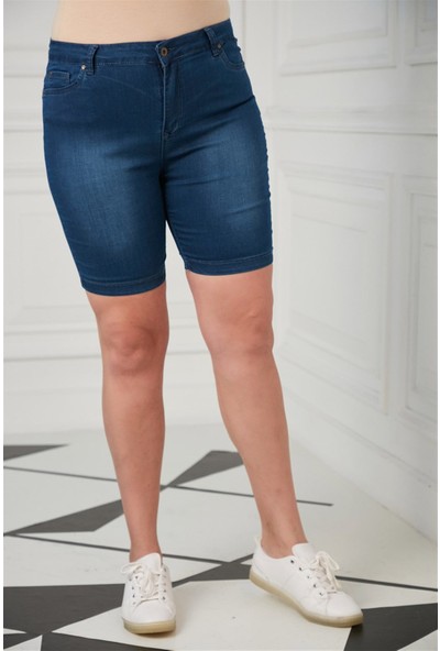 Rmg Büyük Beden Kim Lacivert Şort