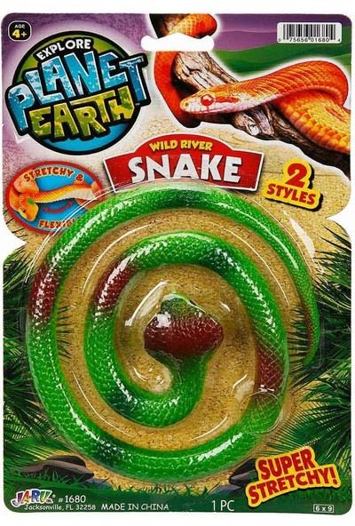 Jaru Planet Earth Esnek Yılan - Yeşil Jaru Planet Earth Esnek Yılan - Yeşil