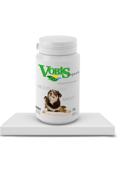 Vobis Multivitamin Yetişkin Köpekler Için Bağışıklık Destekleyici Vitamin Takviyesi 75 Tablet Vobis Multivitamin Yetişkin Köpekler Için Bağışıklık Destekleyici Vitamin Takviyesi 75 Tablet