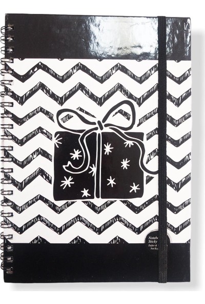 Globox A5 Baskılı Yapışkanlı Not Defteri - Gıft Box Globox A5 Baskılı Yapışkanlı Not Defteri - Gıft Box