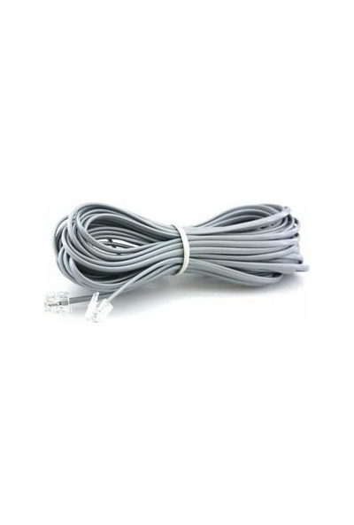 Primex PX-KKT10 2CX0.10MMX7 10 mt Adsl RJ11 Telefon Kablosu Gri Primex PX-KKT10 2CX0.10MMX7 10 mt Adsl RJ11 Telefon Kablosu Gri