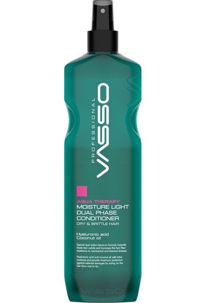 Nemlendirici Çift Fazlı Durulanmayan Sprey Krem-Vasso Aqua Therapy Moisture Light Dual Phase 460 ml Nemlendirici Çift Fazlı Durulanmayan Sprey Krem-Vasso Aqua Therapy Moisture Light Dual Phase 460 ml