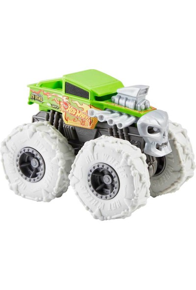 Hot Wheels Monster Trucks Çek Bırak Arabalar GVK37 - Bone Shaker Yeşil