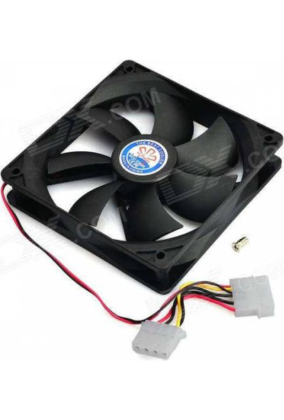 Wozlo 12 cm Kasa Fanı Siyah Sessiz - 12CM Fan Wozlo 12 cm Kasa Fanı Siyah Sessiz - 12CM Fan