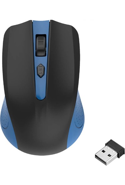 Wozlo WZ-G211 Kablosuz Mouse 1600 DPI Optik Wireless Mouse - Mavi Wozlo WZ-G211 Kablosuz Mouse 1600 DPI Optik Wireless Mouse - Mavi