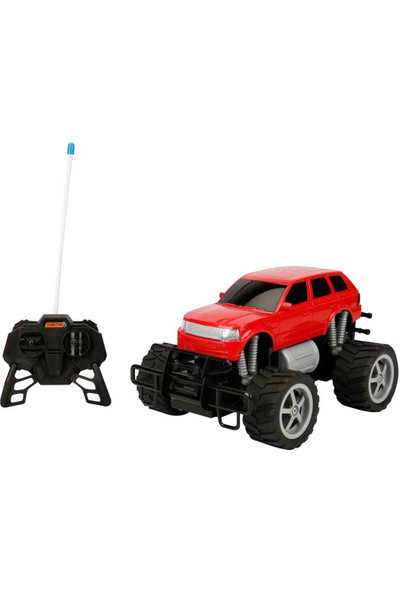 Suncon 1:18 Uzaktan Kumandalı Jumbo Wheels USB Şarjlı Araba 26 Cm. - Kırmızı Jeep Suncon 1:18 Uzaktan Kumandalı Jumbo Wheels USB Şarjlı Araba 26 Cm. - Kırmızı Jeep