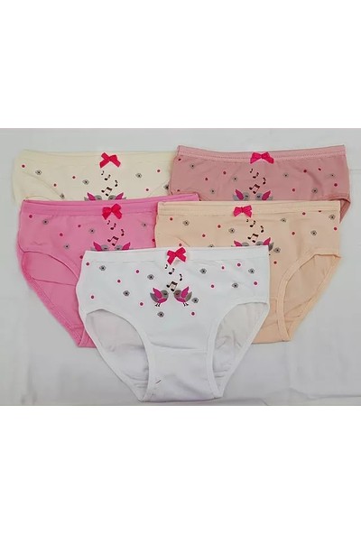 Onurel Onurel 5'li Renkli Likralı Baskılı Kız Çocuk Külot 223 Onurel Onurel 5'li Renkli Likralı Baskılı Kız Çocuk Külot 223