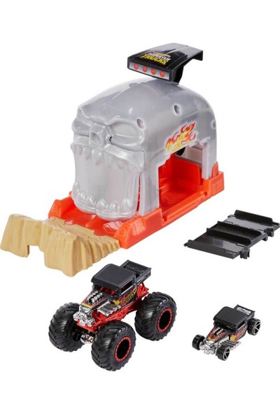 Hot Wheels Monster Trucks Fırlatıcılı Oyun Seti GKY01 - Bone Shaker Hot Wheels Monster Trucks Fırlatıcılı Oyun Seti GKY01 - Bone Shaker