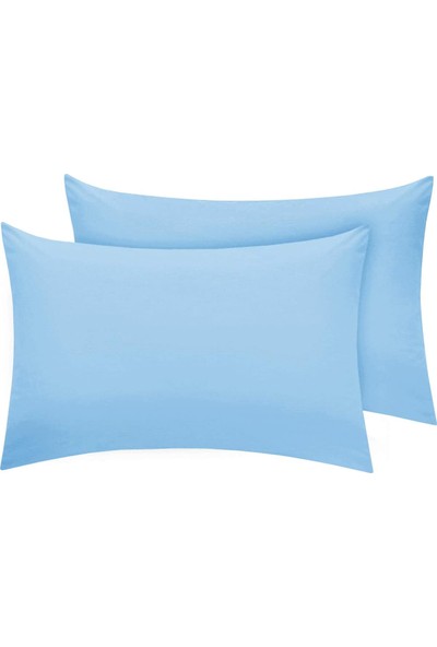 Elfin 2'li Yastık Kılıfı 50X70+20CM Kapaklı Açık Mavi Elfin 2'li Yastık Kılıfı 50X70+20CM Kapaklı Açık Mavi