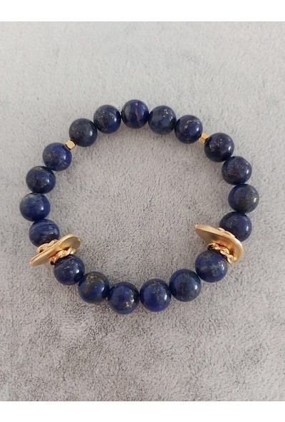 Hera Aksesuar Lapis Lazuli Doğal Taş Bileklik Hera Aksesuar Lapis Lazuli Doğal Taş Bileklik