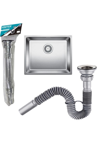 Knitex Krom Lavabo Sifonu