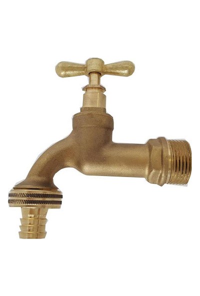 Wismec Sarı Renk Bahçe Musluğu 3/4 Wismec Sarı Renk Bahçe Musluğu 3/4