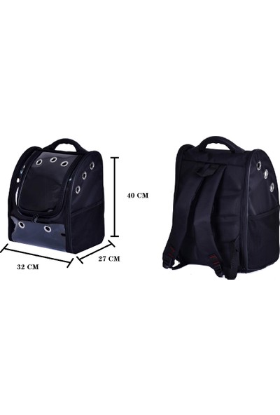 GND Pet Astronot Şeffaf Köpek & Kedi Taşıma Sırt Çantası Siyah 32 x 27 x 40 cm GND Pet Astronot Şeffaf Köpek & Kedi Taşıma Sırt Çantası Siyah 32 x 27 x 40 cm
