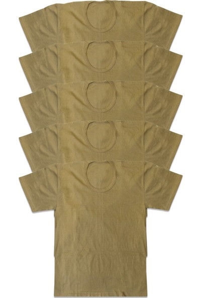 Cnt Bisiklet Yaka Asker Fanila 5'li Paket