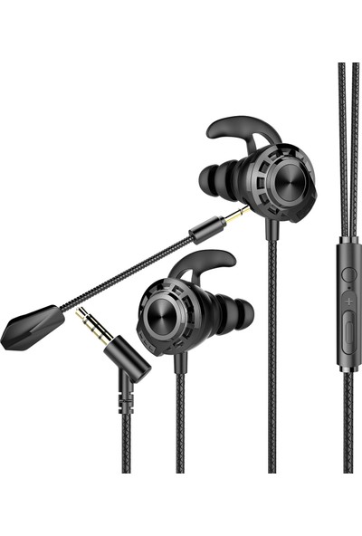 Rampage RM-K36 Proud 3,5mm Kulak Içi Mikrofonlu Kulaklık Siyah Rampage RM-K36 Proud 3,5mm Kulak Içi Mikrofonlu Kulaklık Siyah