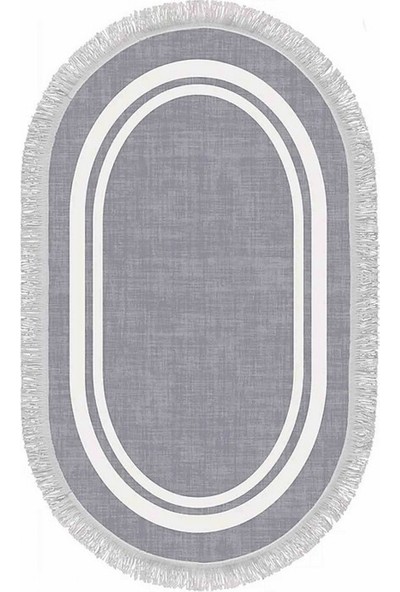 Seroni Home Textile Sempati Sade Ince Saçaklı 80X120 Paspas Seroni Home Textile Sempati Sade Ince Saçaklı 80X120 Paspas