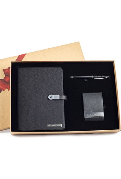 Hediye Rengi Isme Özel Usb'li Defter Kartvizitlik ve Roller Kalem Seti Tasarım Kutulu 16GB Hediye Rengi Isme Özel Usb'li Defter Kartvizitlik ve Roller Kalem Seti Tasarım Kutulu 16GB
