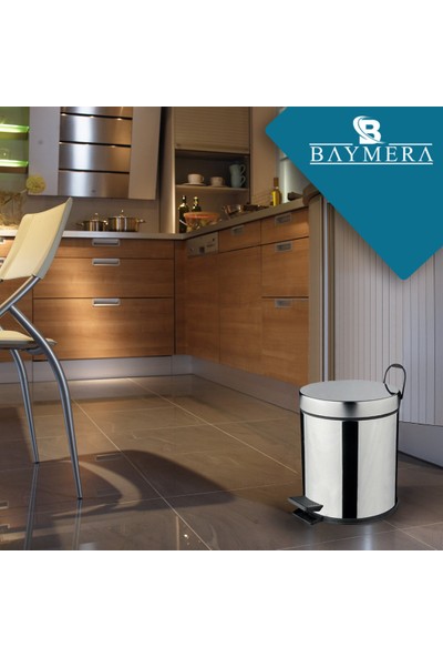 Baymera 16 lt Pedallı Çöp Kovası