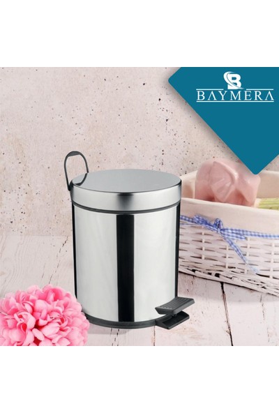 Baymera Standart Pedallı Çöp Kovası 3 L