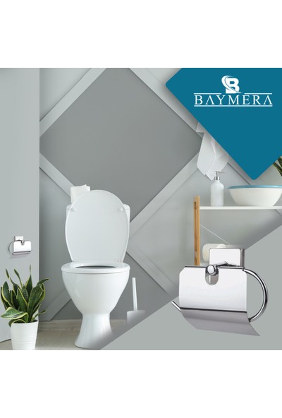 Baymera Asos Serisi Kapaklı Wc Kağıtlık