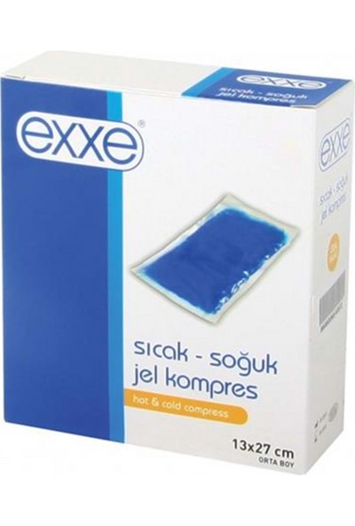Exxe Sıcak-Soğuk Jel Kompress Orta Boy ( 13X27 ) Exxe Sıcak-Soğuk Jel Kompress Orta Boy ( 13X27 )