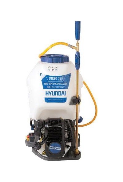 Hyundai TURBO768-4T Benzinli Llaçlama Makinası Sırt Tipi Hyundai TURBO768-4T Benzinli Llaçlama Makinası Sırt Tipi