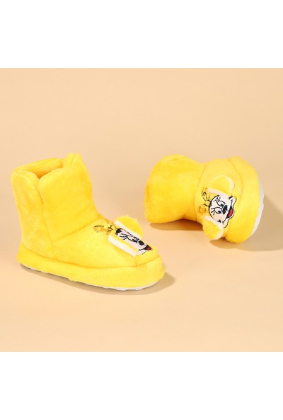 Kiko Kids 126 Fare Okul Kreş Kız Çocuk Ev Botu Panduf Sarı