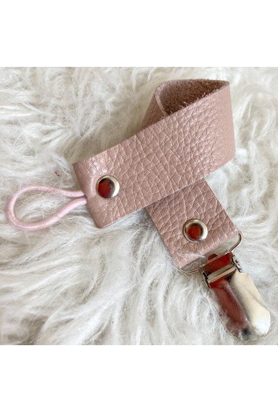 Li Puna Korumalı Metal Klips Deri Emzik Askısı