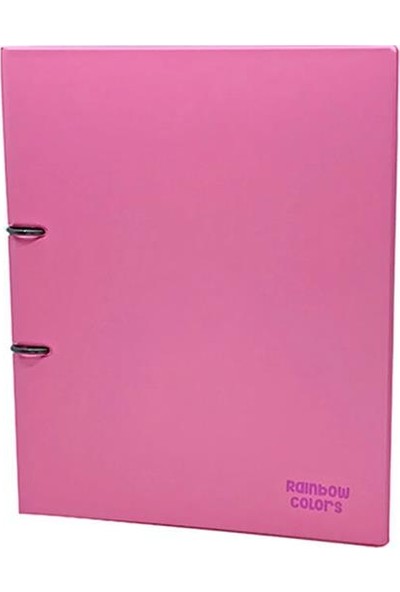 Önder Rainbow Colors 2 Halkalı Pvc Klasör Pembe