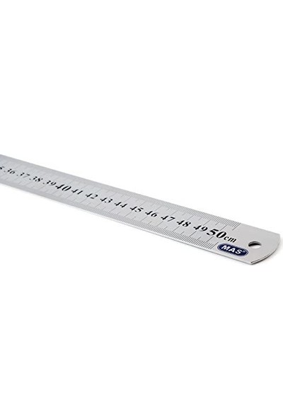Mas 2350 Standart Cetvel Çelik 50 cm Mas 2350 Standart Cetvel Çelik 50 cm