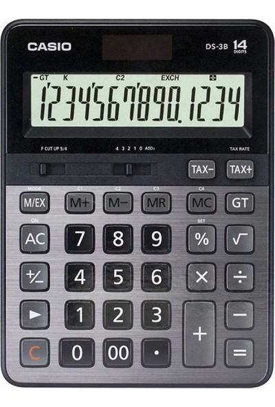 Casio Hesap Makinası Masa Üstü 14 Hane Ds-3b Casio Hesap Makinası Masa Üstü 14 Hane Ds-3b