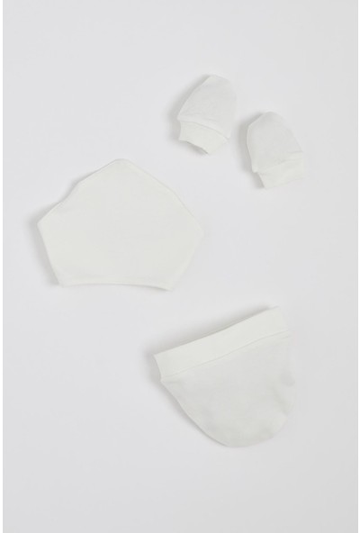 DeFacto Erkek Bebek Yeni Doğan 3'lü Pamuklu Takım U1410A221SP DeFacto Erkek Bebek Yeni Doğan 3'lü Pamuklu Takım U1410A221SP