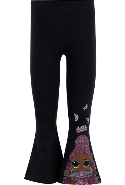Defacto Kız Çocuk L.O.L Lisanslı İspanyol Paça Bilek Boy Tayt T7309A621SP