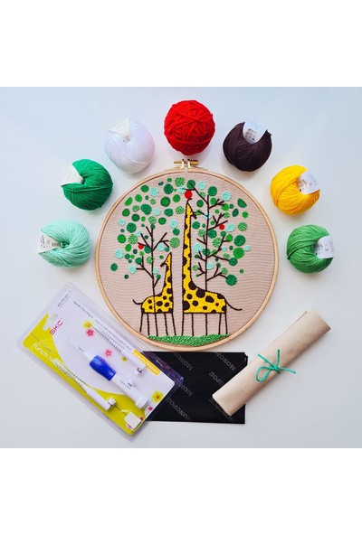 Kecelemecele Punch Punch Nakışı Başlangıç Seti Kecelemecele Punch Punch Nakışı Başlangıç Seti