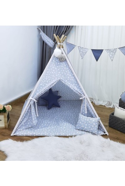 Bebekister Ahşap Çocuk Kızılderili Oyun Çadırı Bebekister Ahşap Çocuk Kızılderili Oyun Çadırı