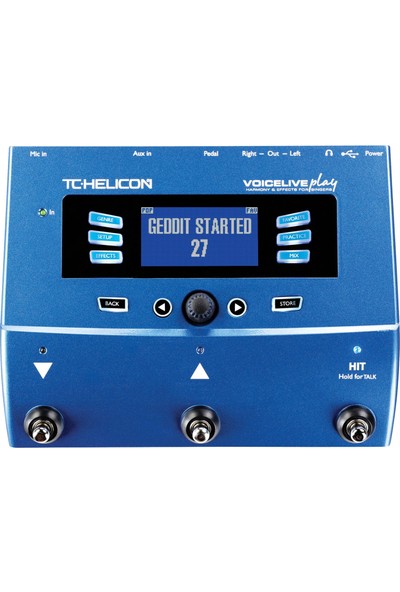 Tc Helıcon Voicelive Play Vokal Efekt Prosesör Pedalı Tc Helıcon Voicelive Play Vokal Efekt Prosesör Pedalı