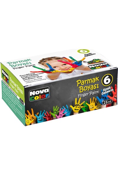 Nova Color NC-138 Parmak Boyası 6'lı