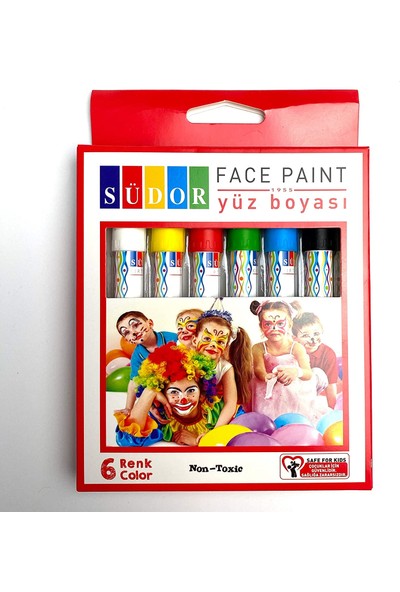 Südor Yüz Boyası 6 Renk YB01