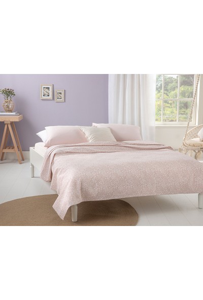 English Home Tımeless Garden Baskılı Tek Kişilik Pike 150X220 cm Pembe English Home Tımeless Garden Baskılı Tek Kişilik Pike 150X220 cm Pembe