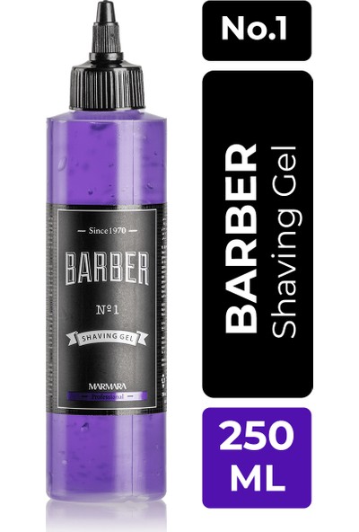 Marmara Barber Tıraş Jeli 250 ml No.1 Sıkma Pet Şişe