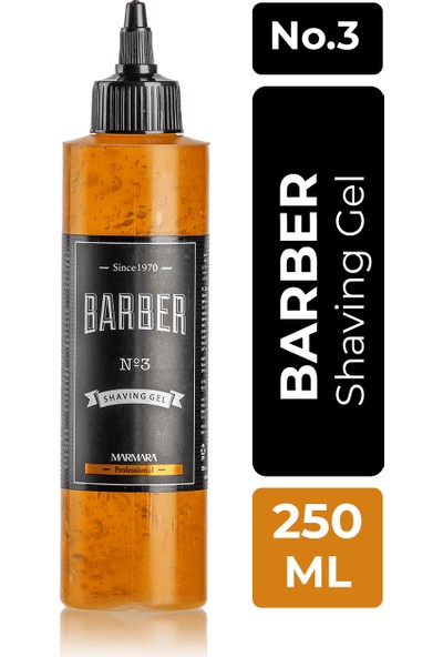 Marmara Barber Tıraş Jeli 250 ml No.3 Sıkma Pet Şişe Marmara Barber Tıraş Jeli 250 ml No.3 Sıkma Pet Şişe