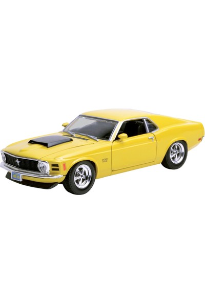 Motormax 1970 Ford Mustang Boss 429 Model Araba 1:24 Motormax 1970 Ford Mustang Boss 429 Model Araba 1:24