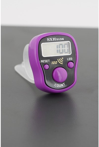 Beymiss Sesli Işıklı Zikirmatik Dijital Yüzük Her 100'DE Alarm Beymiss Sesli Işıklı Zikirmatik Dijital Yüzük Her 100'DE Alarm