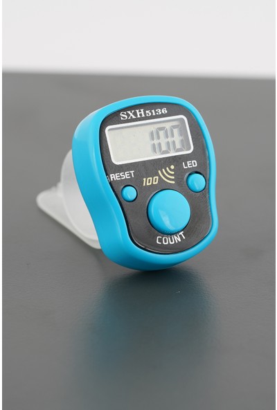 Beymiss Sesli Işıklı Zikirmatik Dijital Yüzük Her 100'DE Alarm Beymiss Sesli Işıklı Zikirmatik Dijital Yüzük Her 100'DE Alarm