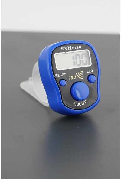 Beymiss Sesli Işıklı Zikirmatik Dijital Yüzük Her 100'DE Alarm Beymiss Sesli Işıklı Zikirmatik Dijital Yüzük Her 100'DE Alarm