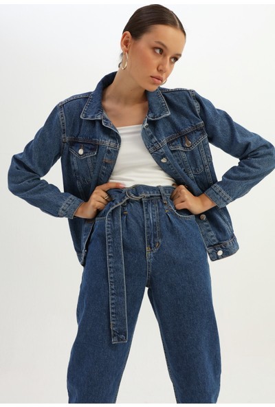 Cepli Kot Ceket Mavi